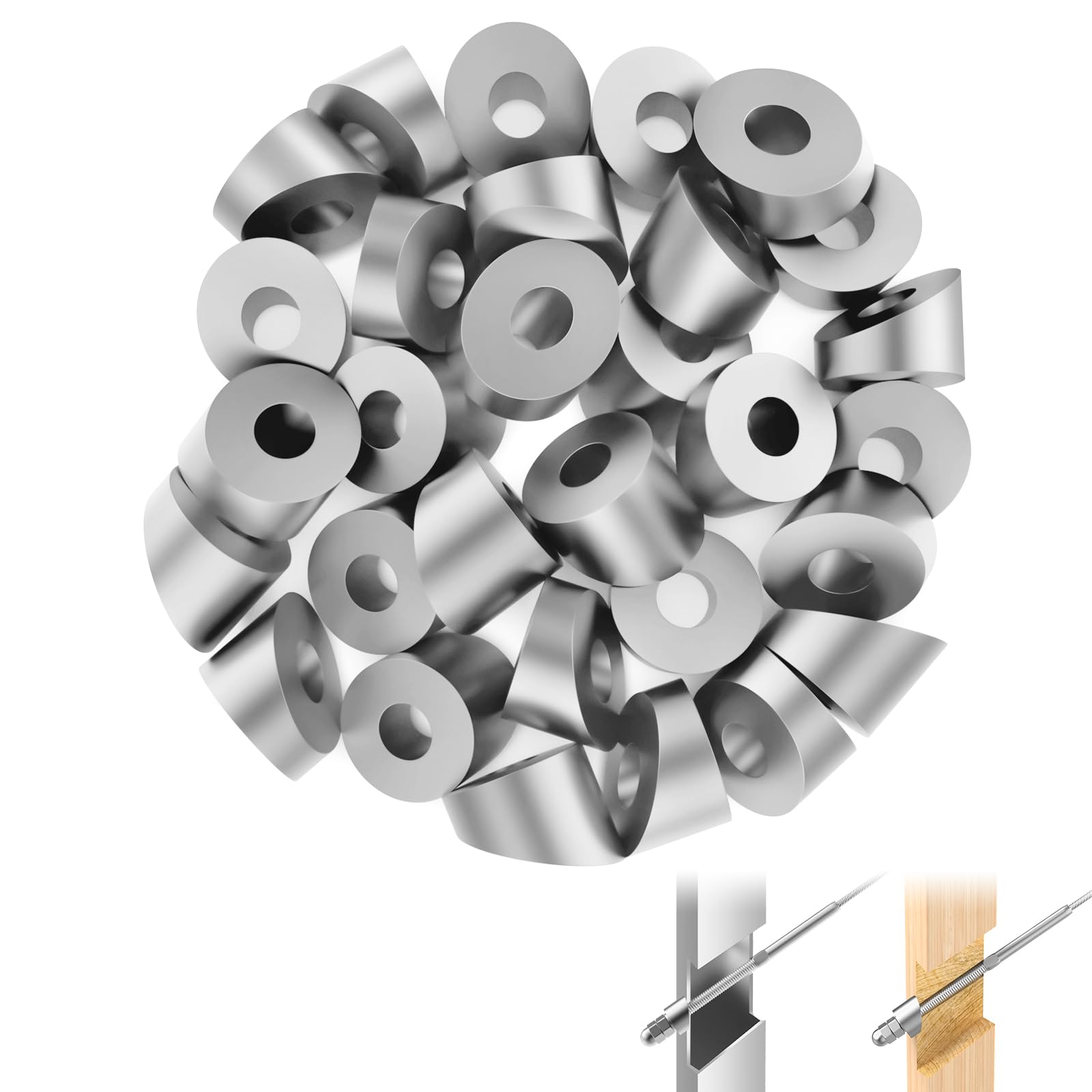 CKE Cable Railing Angle Washers CR17-1/4-30